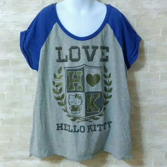 Hello Kitty | Shirts & Tops | Hello Kitty Girls Shirt Love Size Large ...